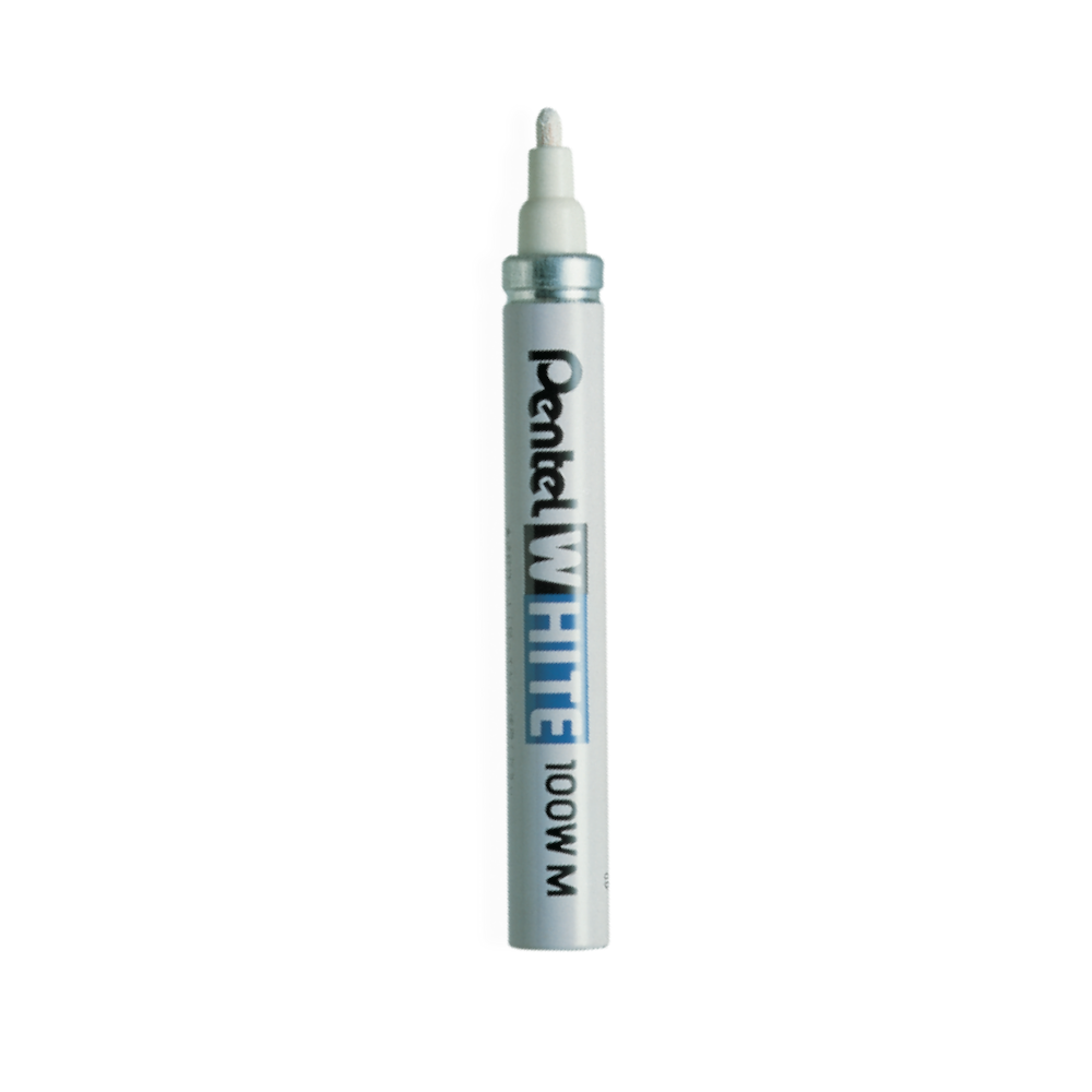 Pentel White X100-W Marker | 4mm – DRIPS CPH