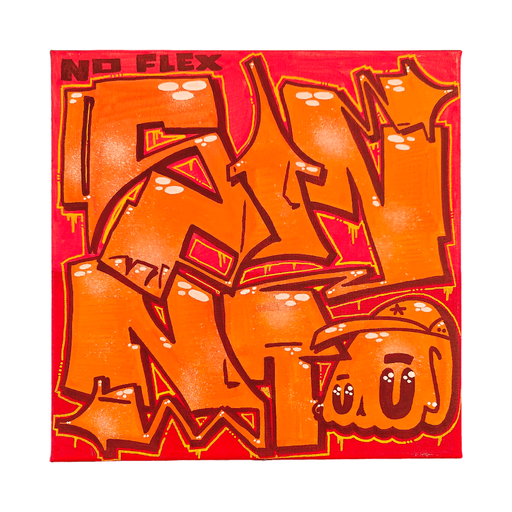 Sinnr No Flex Maleri 40 X 40cm Drips Cph